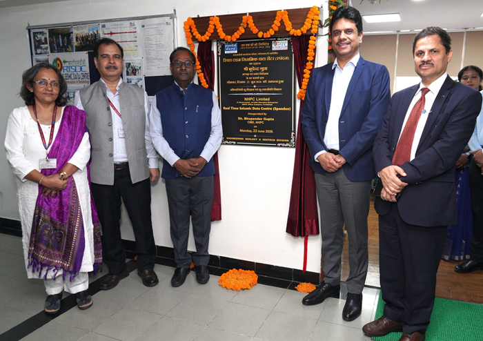 NHPC CMD inaugurates SPANDAN – Real Time Seismic Data Center ...